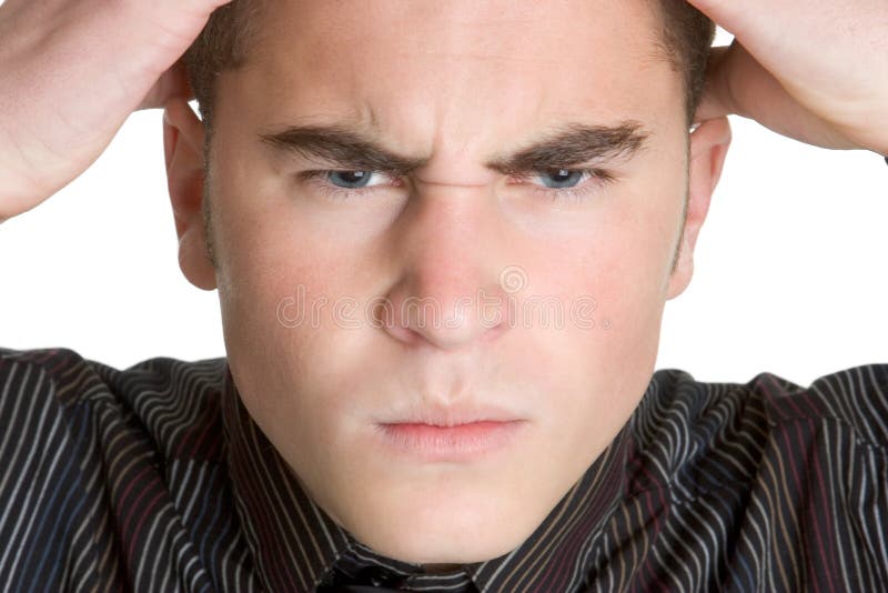 Angry Man stock image. Image of young, person, people - 5210979
