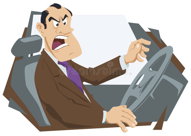 Driver Stress Cartoon Stock Illustrations – 172 Driver Stress Cartoon ...