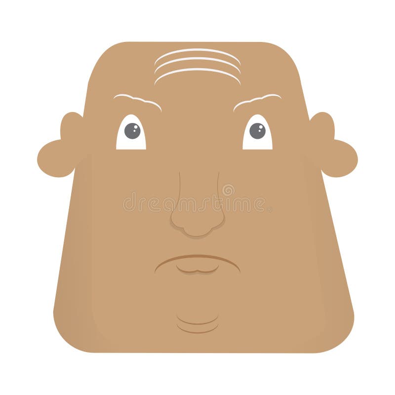 Angry man avatar stock vector. Illustration of avatar - 108318493