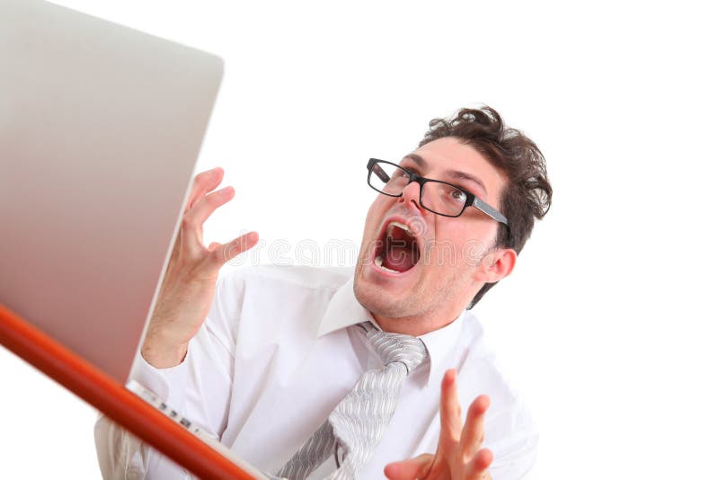 22,510 Man Angry Computer Stock Photos - Free & Royalty-Free Stock ...