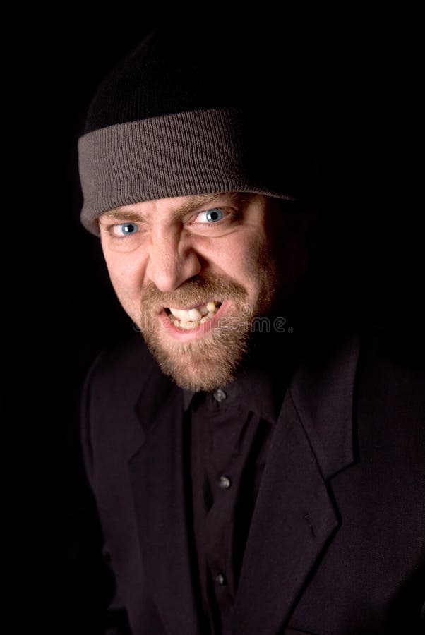 Angry Scottish Man stock image. Image of cliche, celtic - 8341495