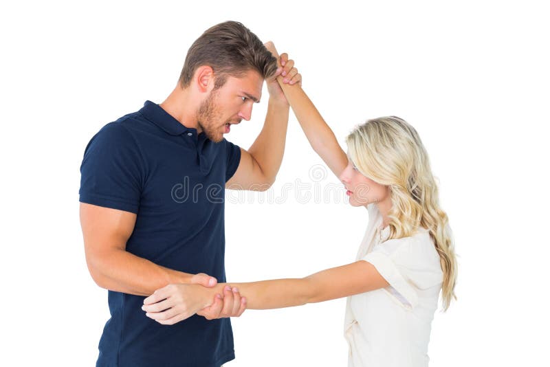 Woman Overpowering Man Stock Photos - Free & Royalty-Free Stock Photos ...