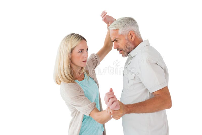 Woman Overpowering Man Stock Photos - Free & Royalty-Free Stock Photos ...