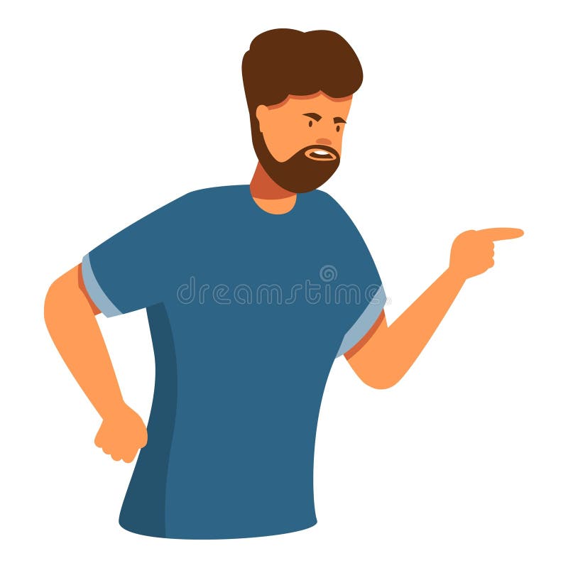 Angry Finger Pointing Stock Illustrations – 1,767 Angry Finger Pointing ...