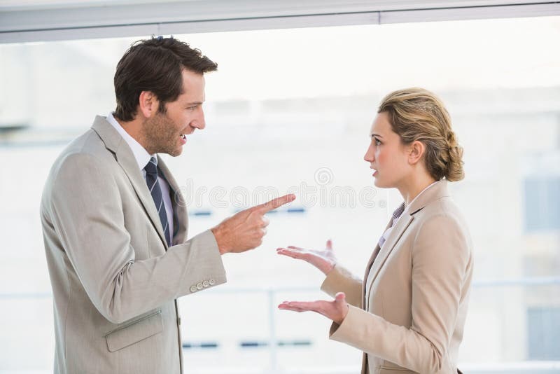 Angry Man Pointing at His Colleague Stock Photo - Image of cool, group ...