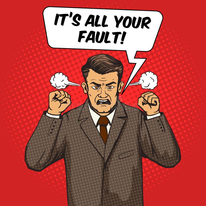 Retro Angry Man Stock Illustrations – 6,640 Retro Angry Man Stock ...