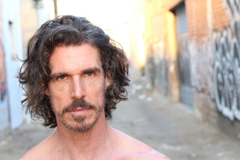 Angry Man S Portrait in Cinematic Setting Stock Image - Image of hatred ...