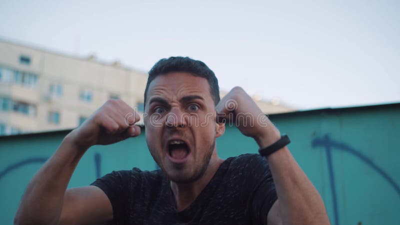 Pressing the Stand by stock footage. Video of full, electronic - 38994724