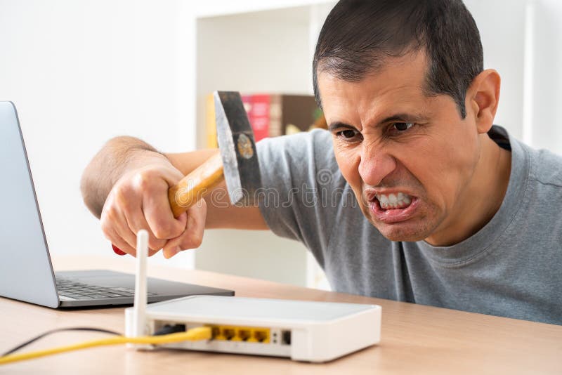 Destroy a Computer with a Hammer Stock Image - Image of chip ...