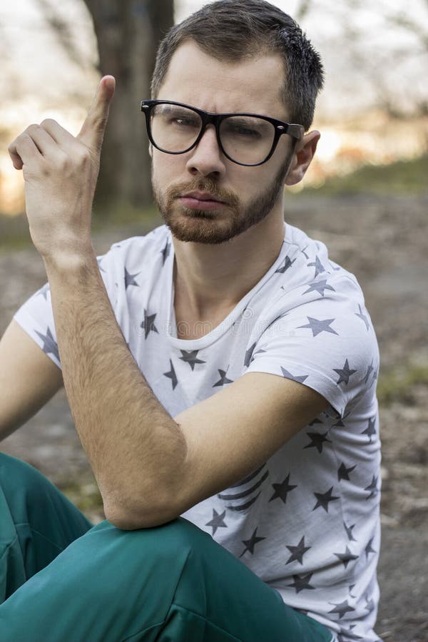 Angry man shaking finger stock image. Image of computer - 40218595