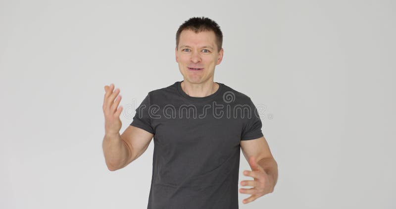 Angry Man Shouting Threats at Camera Stock Video - Video of frustration ...