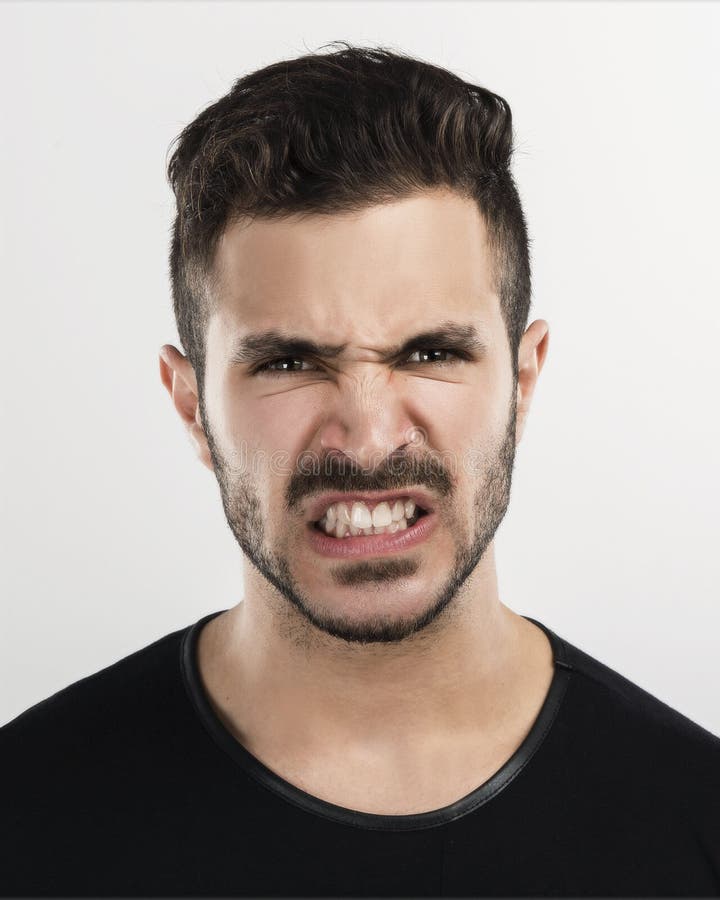 Angry face stock photo. Image of person, angry, cute - 36228006