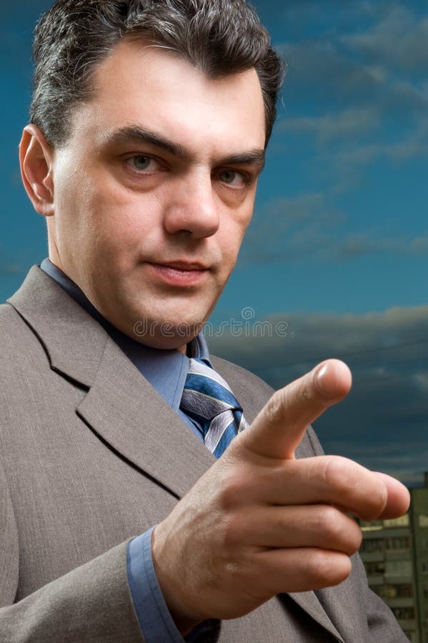 Angry man in a suit stock image. Image of caucasian, successful - 19479649