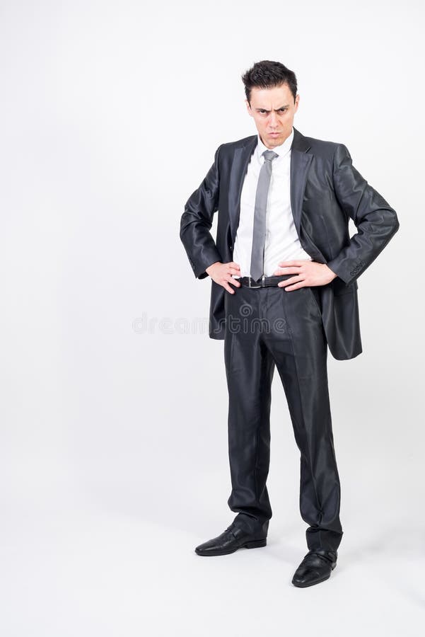 Angry man in suit stock photo. Image of sulking, elegant - 178602080