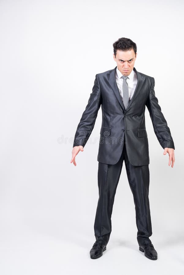 Angry man in suit stock image. Image of angry, anger - 178601993