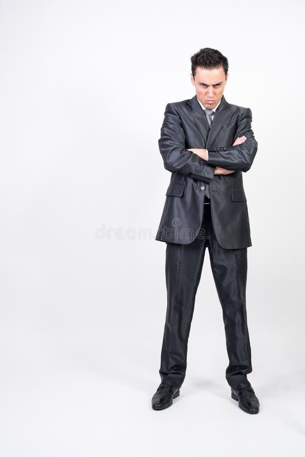 Angry man in suit stock photo. Image of sulking, elegant - 178602080