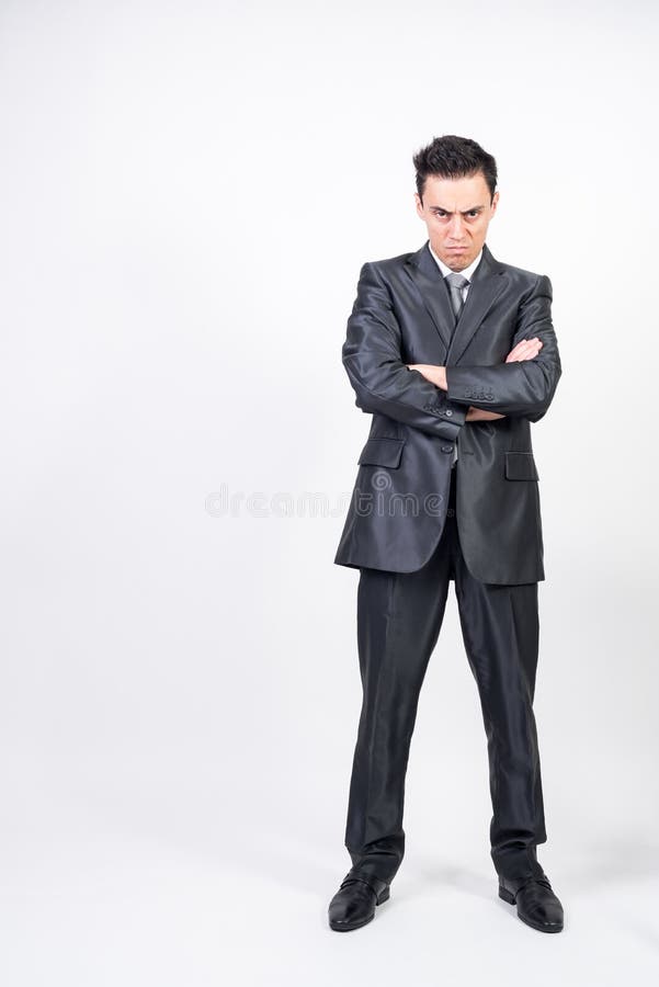 Angry man in suit stock image. Image of angry, anger - 178601993