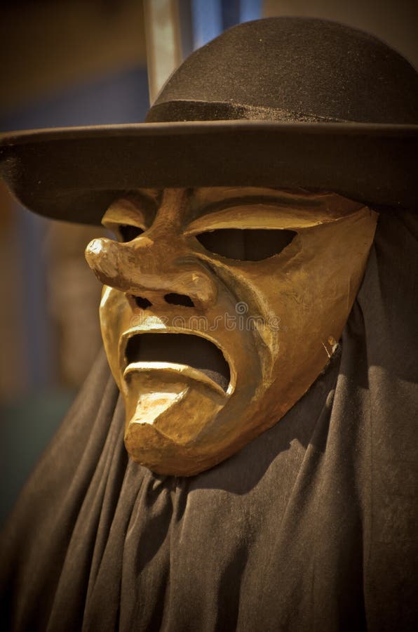Angry mask with hat stock photo. Image of angry, animosity - 15879710