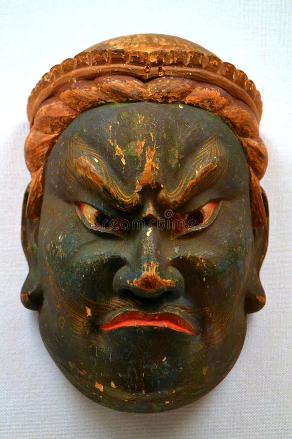 Angry mask stock photo. Image of warrior, tongue, fighting - 33017758