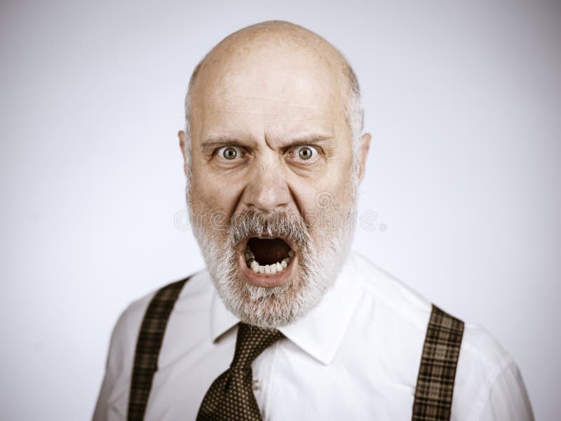 Growling Old Man Woman Stock Photos - Free & Royalty-Free Stock Photos ...