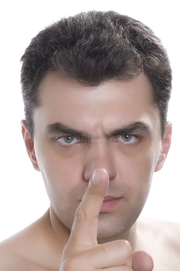 Angry men macro stock image. Image of male, angry, model - 14308995