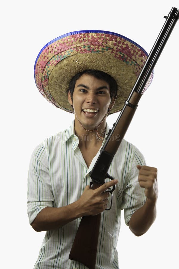 Angry mexican man stock photo. Image of young, mexican - 16107764