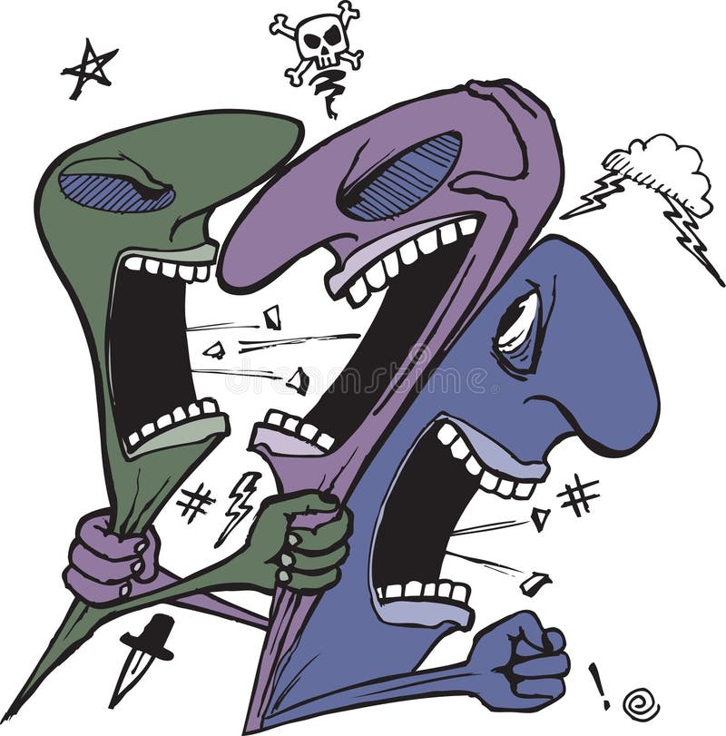 Angry mob stock illustration. Illustration of angry, riot - 10780391