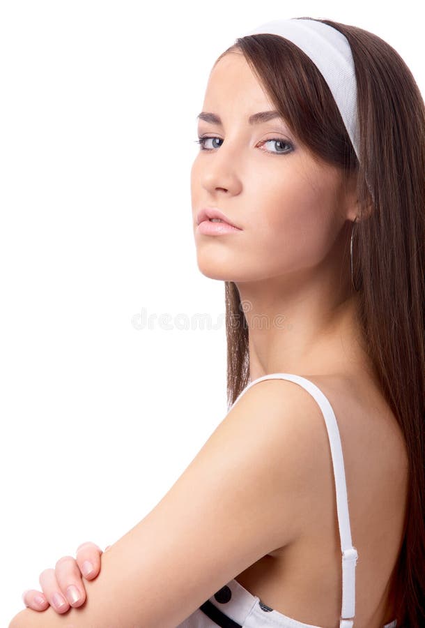 Angry model stock image. Image of human, cute, complaint - 12652755