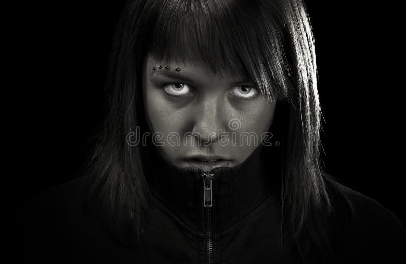 Angry Model. Picture Image: 3576235