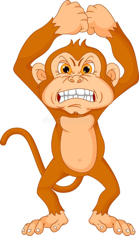 Angry Monkey head mascot stock illustration. Illustration of graphic ... Angry Monkey head mascot stock illustration. Illustration of graphic ...