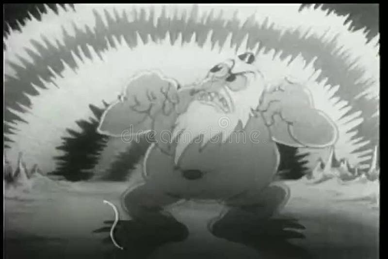 Monster Angry Stomping and Clenching Teeth. Halloween Character. Alpha ...