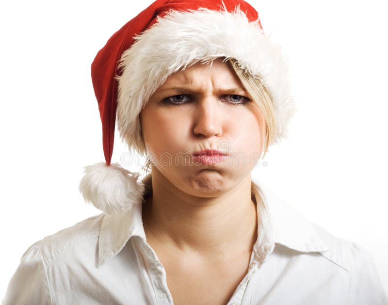 Angry Mrs Claus. stock image. Image of eyes, bizarre, disbelief - 6765137