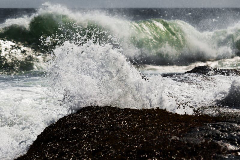 Angry Ocean stock photo. Image of island, newport, splash - 77880288