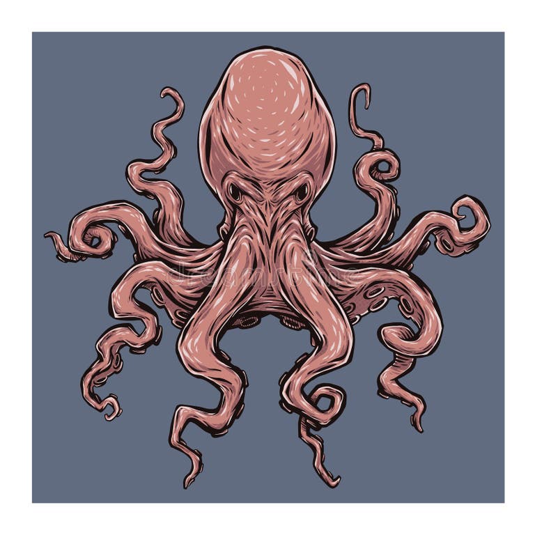 Angry Octopus Stock Illustrations – 1,038 Angry Octopus Stock ...