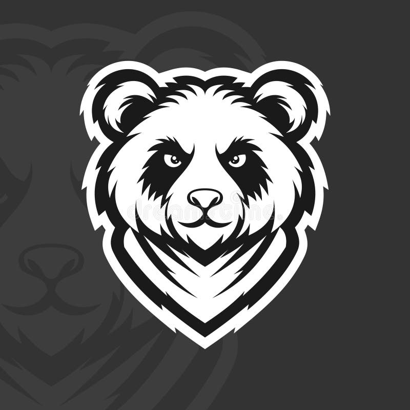 Angry Panda, Illustration Mascot Esport Stock Vector - Illustration of ...