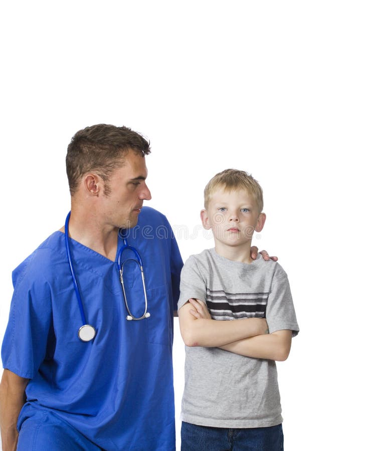 Angry patient stock image. Image of scrubs, physician - 6400141