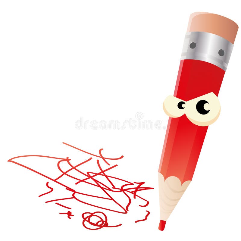 Angry pen stock vector. Illustration of subscribe, wild - 26896288