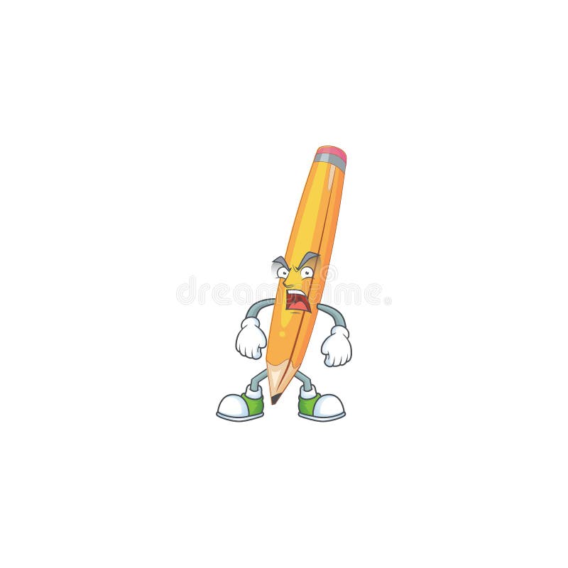 Angry Man Pencil Drawing stock illustration. Illustration of negative ...