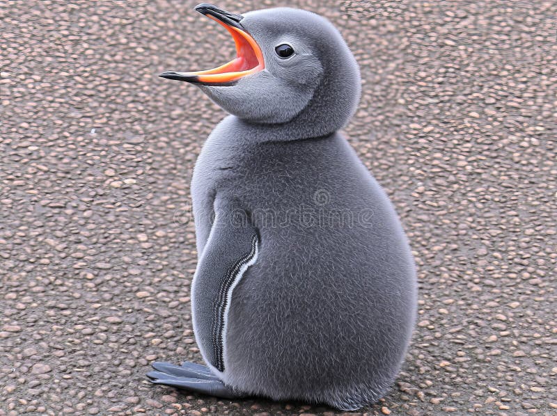 An Angry Penguin, upon Being Shot from Above, Screeches at the Camera ...