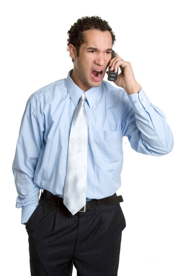 Angry Phone Man stock photo. Image of angry, professional - 1998308