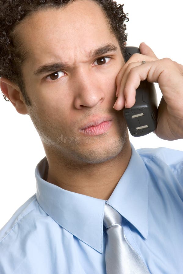Angry Phone Man stock photo. Image of businessman, people - 2061332