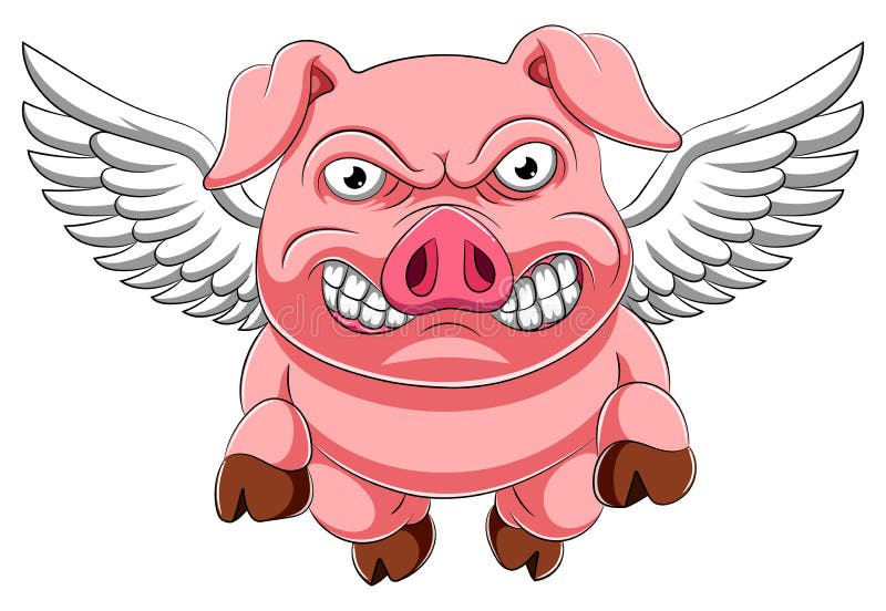 Animated Flying Pigs