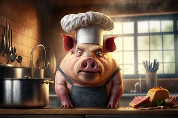 Angry Chef Pig Stock Illustrations – 12 Angry Chef Pig Stock ...