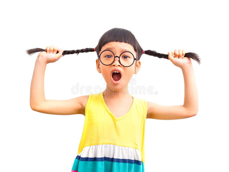 Little girl looking up stock image. Image of cute, look - 19096451