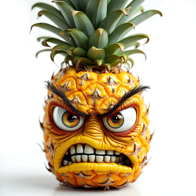 Aggressive Pineapple Stock Illustrations – 13 Aggressive Pineapple ...