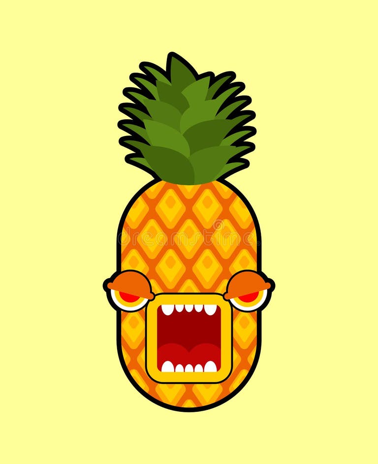 Angry Pineapple Stock Illustrations – 383 Angry Pineapple Stock ...