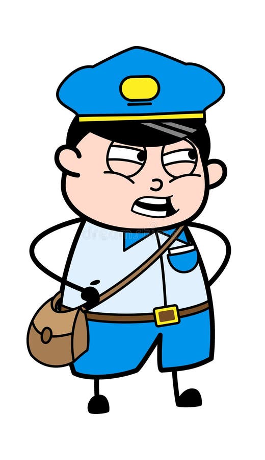 Angry Postal Worker Talking Cartoon Stock Illustration - Illustration ...