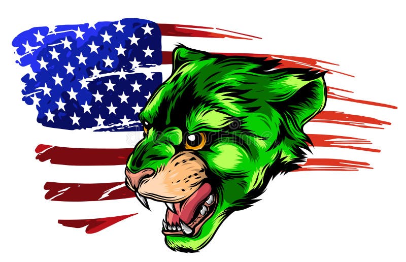 Angry Puma Head. Vector Illustration Design Art Stock Vector ...