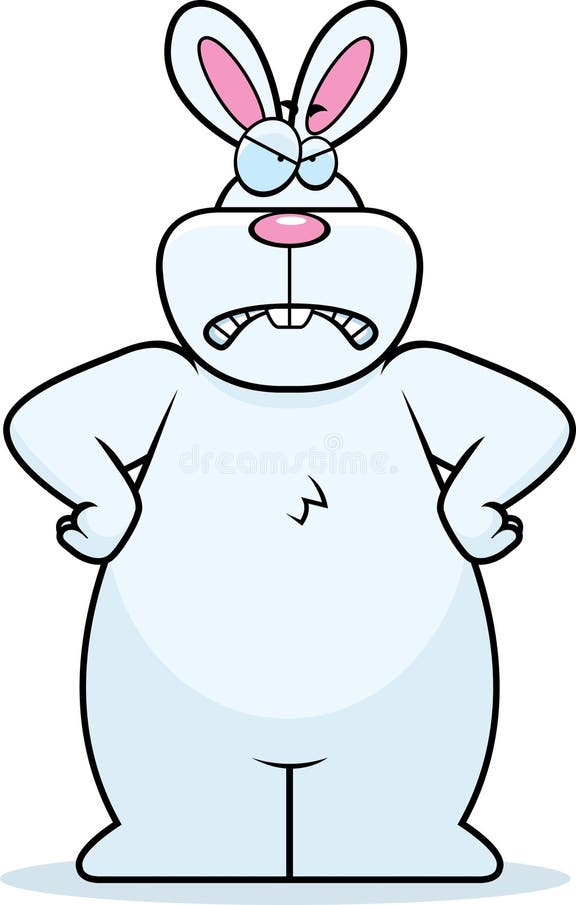 Angry Cartoon Rabbit Stock Illustrations – 1,498 Angry Cartoon Rabbit ...