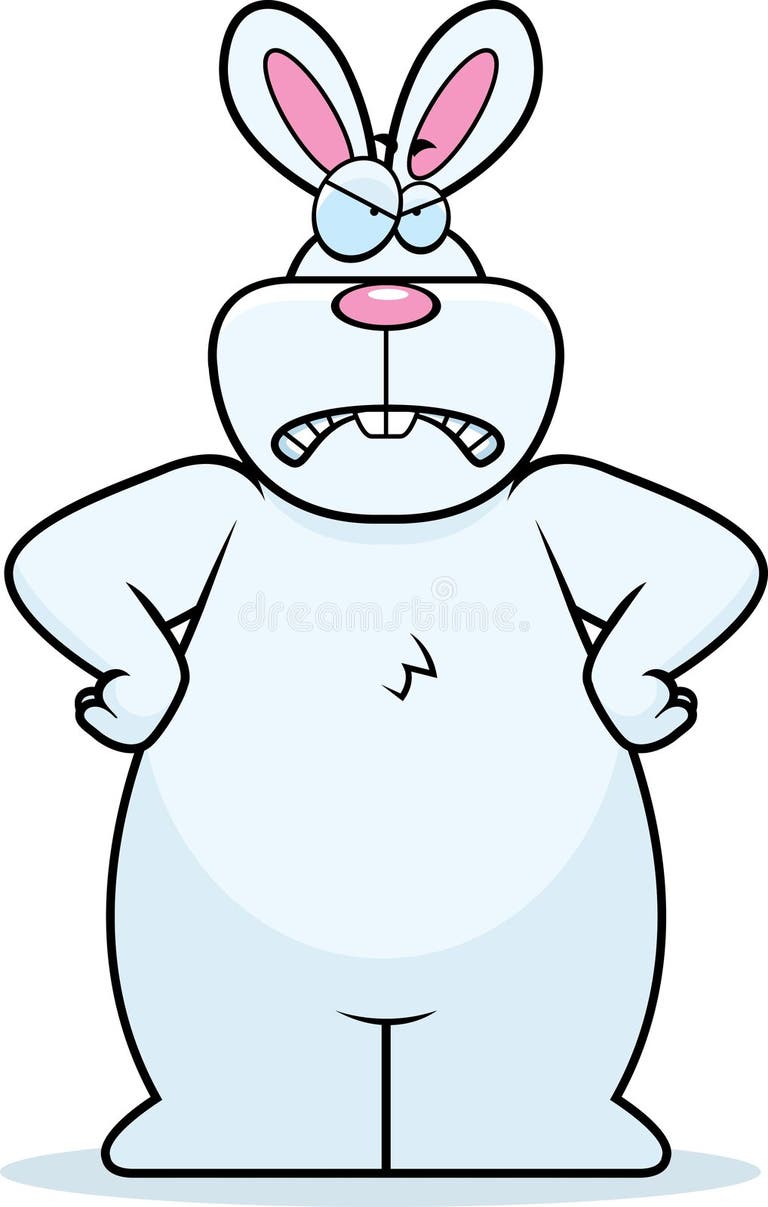 Cartoon Angry Rabbit Stock Illustrations – 1,366 Cartoon Angry Rabbit ...
